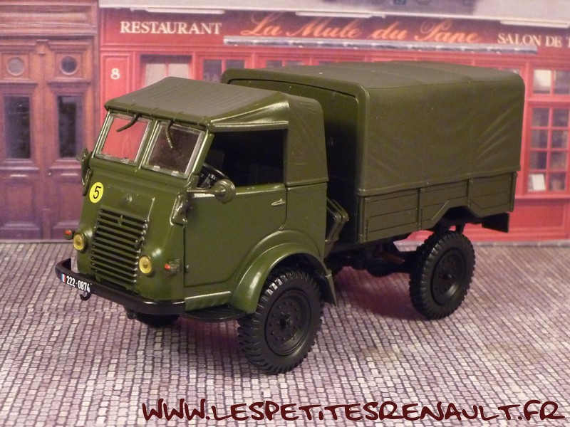 Les Petites Renault - 750 kg type R2087 4x4 bâché militaire 1961
