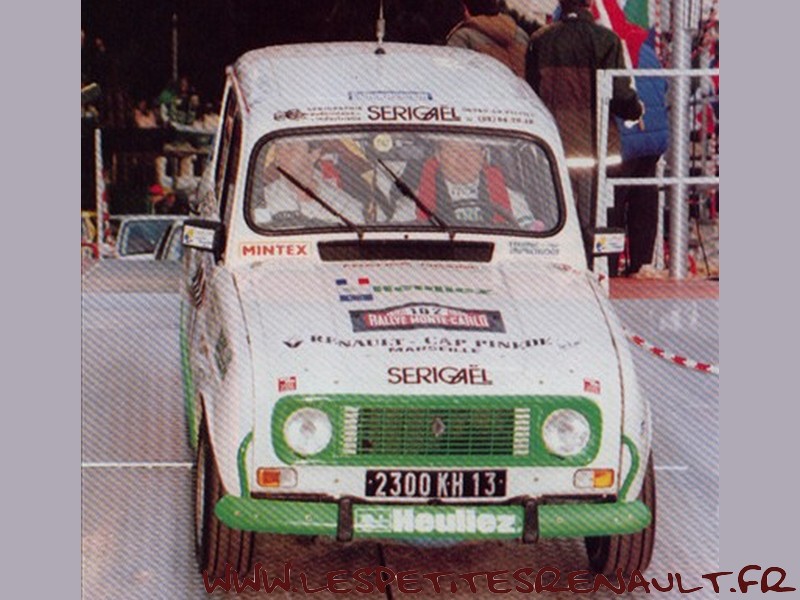 Les Petites Renault - Renault 4 GTL Rallye de Monte Carlo 1993